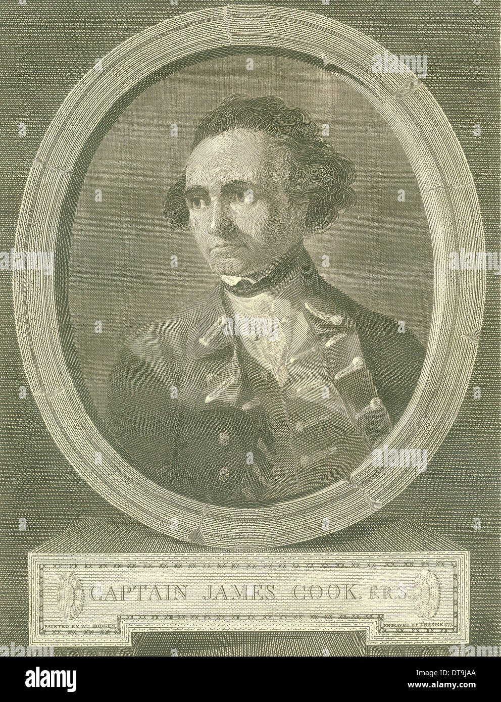 Portrait du capitaine James Cook, 1777. Artiste : Basire, James (1730 ...