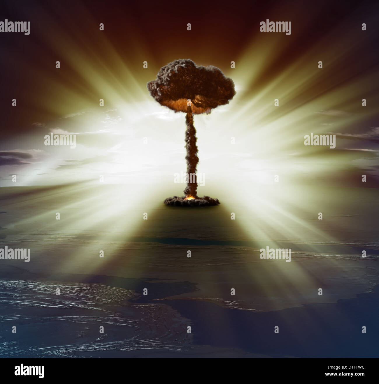 Champignon bombe nucléaire Banque de photographies et d’images à haute ...