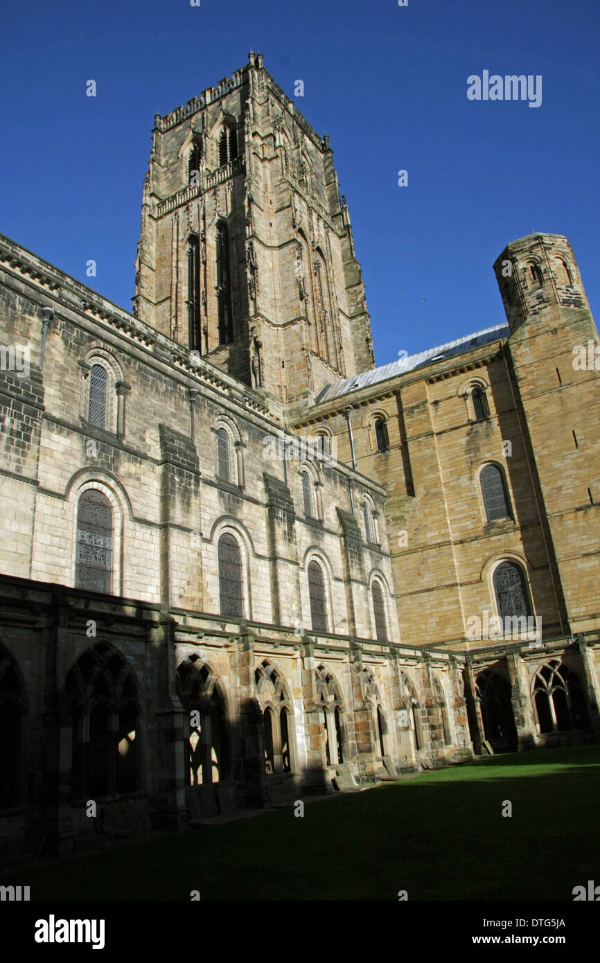 Durham cathedral column chevron Banque de photographies et d’images à ...