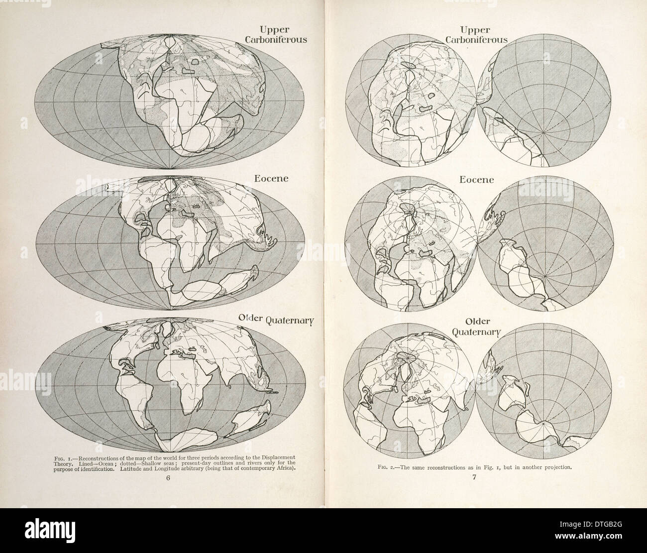 Théorie de la dérive des continents Banque de photographies et d’images ...