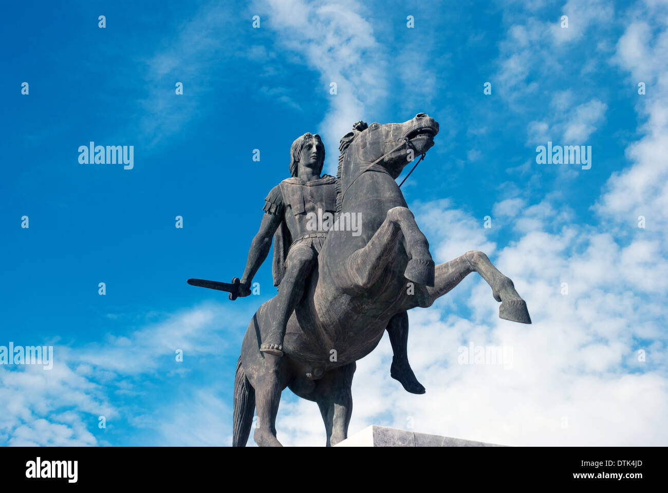 Thessalonique alexandre le grand monument Banque de photographies et d ...