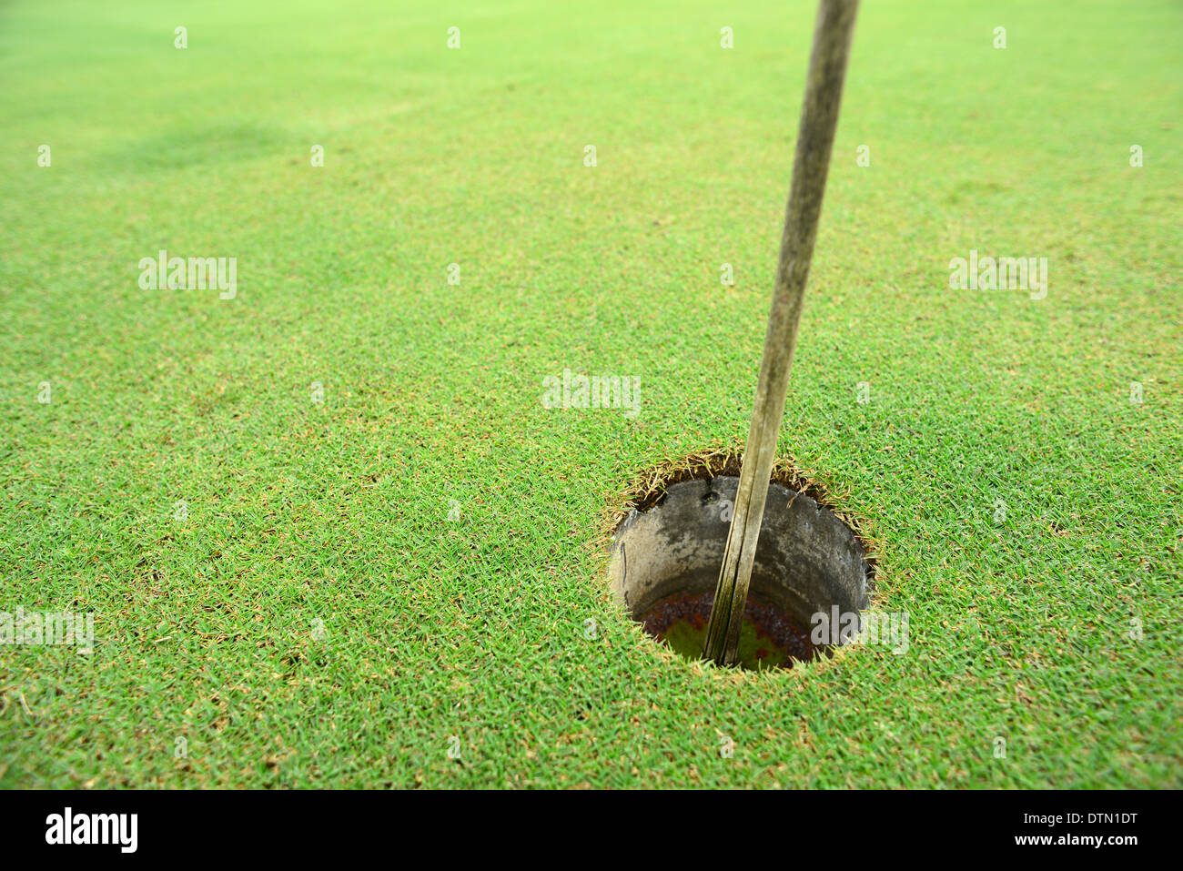 Drapeau trou de golf Banque de photographies et d’images à haute ...
