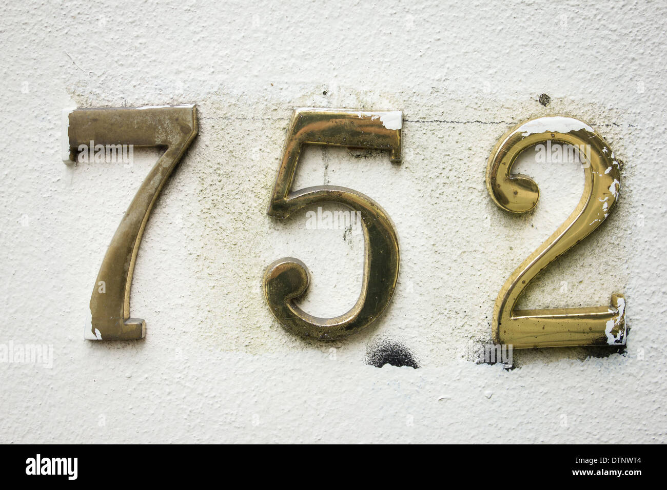 Number 752 Banque de photographies et d’images à haute résolution - Alamy