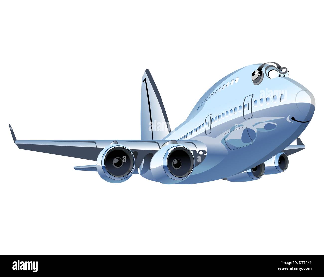 Avion de dessin animé Banque d'images détourées - Alamy
