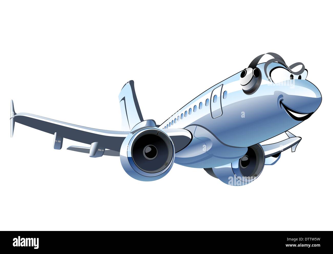 Dessin animé avion clipart Banque d'images détourées - Alamy