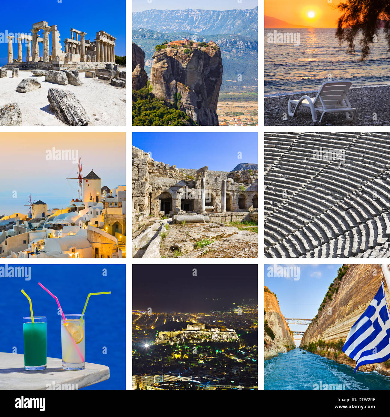 Collage athènes Banque de photographies et d’images à haute résolution ...