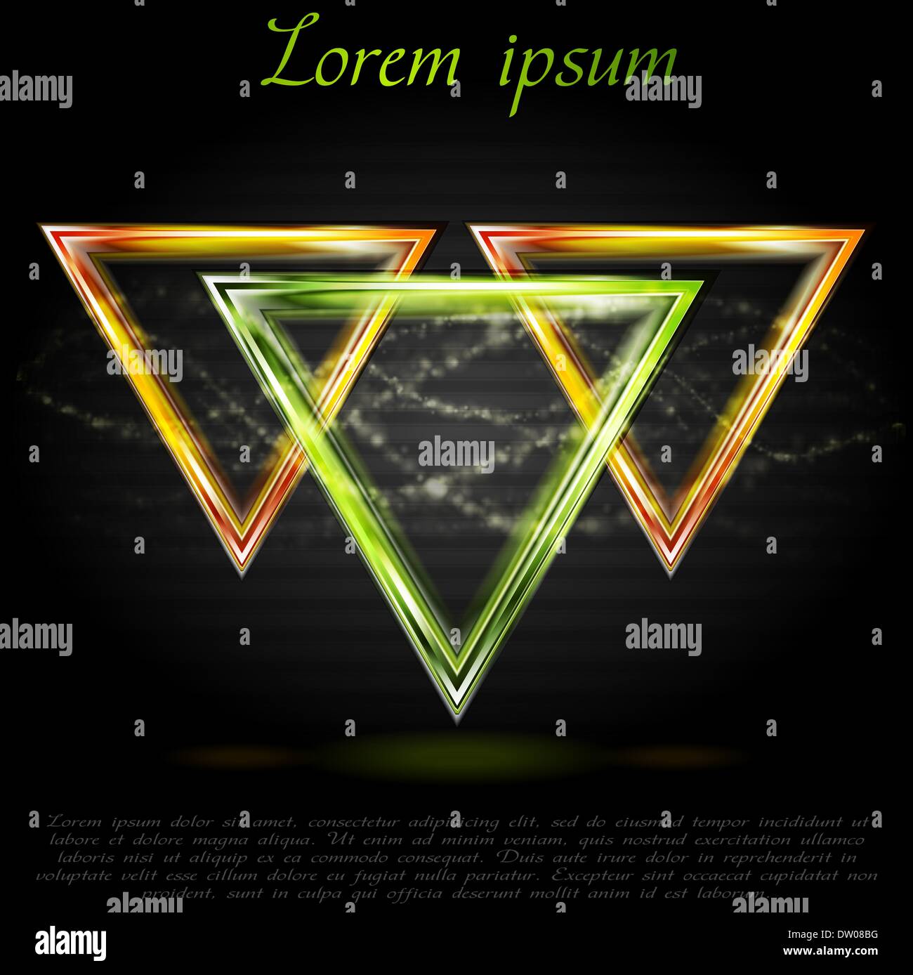 Triangle shapes Banque de photographies et d’images à haute résolution ...