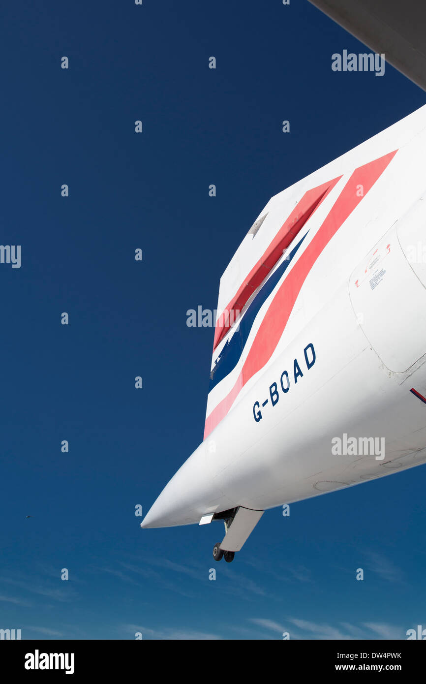 Concorde tail fin british airways Banque de photographies et d’images à ...