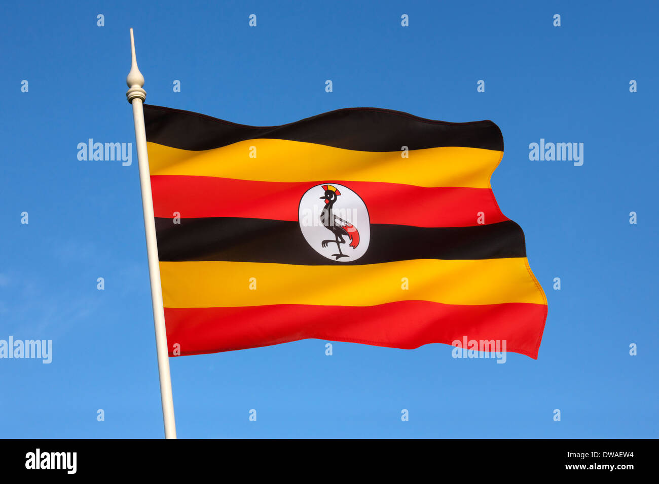 Flag of ouganda Banque de photographies et d’images à haute résolution ...