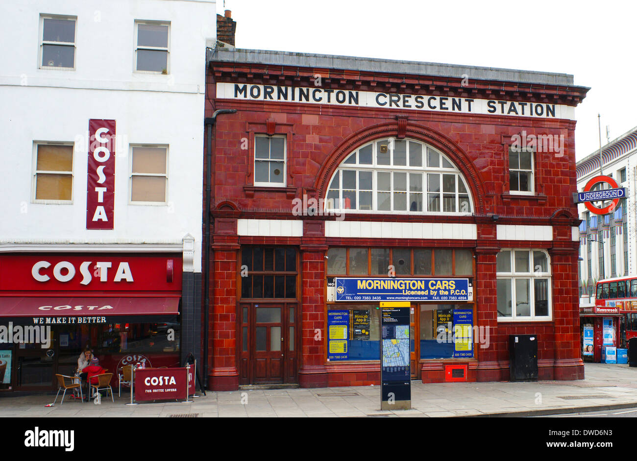 London underground mornington crescent station Banque de photographies ...