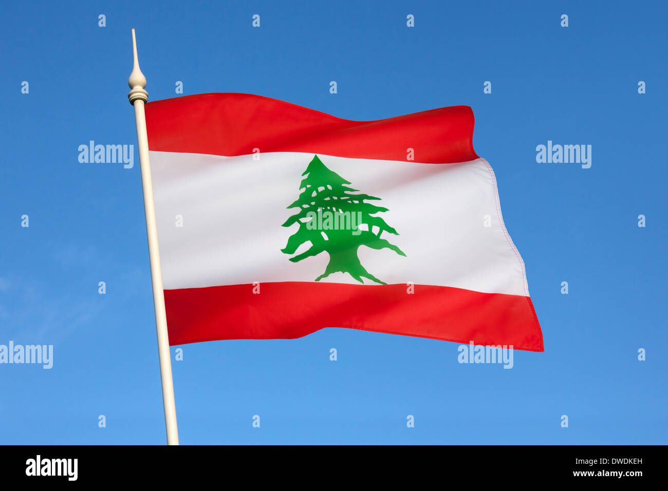 Drapeau nation national symbolique couleurs pays liban Banque de photographies et d’images à ...