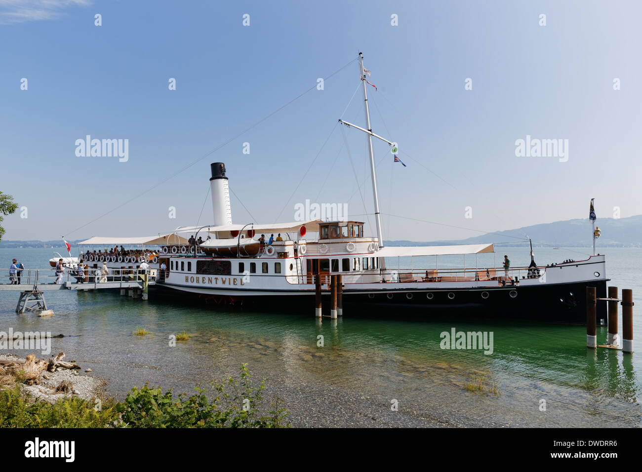 Embouchure du rhin et du lac de constance Banque de photographies et d ...