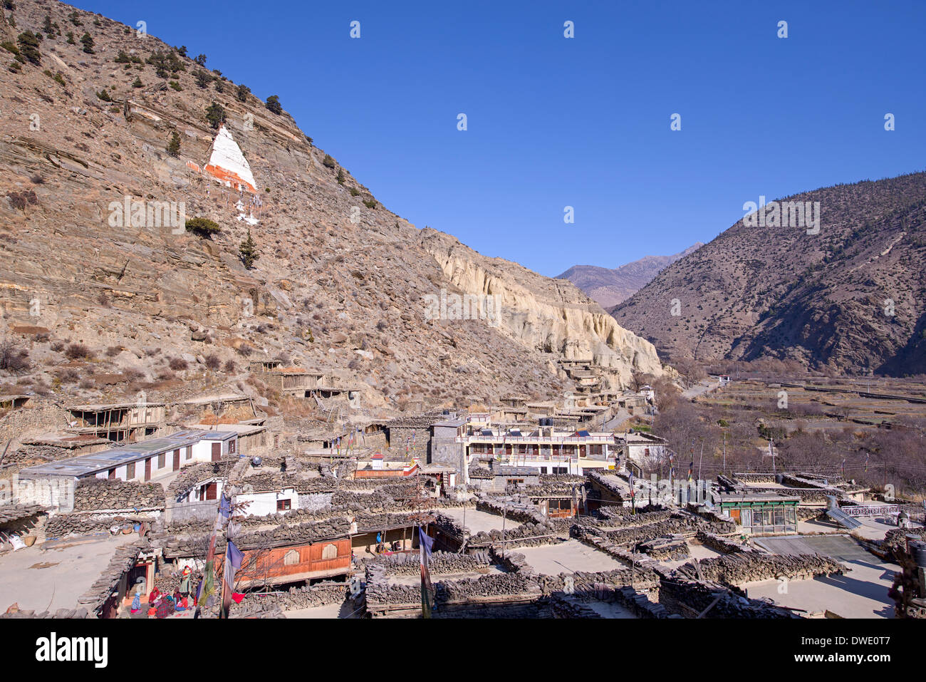 Marpha village Banque de photographies et d’images à haute résolution ...