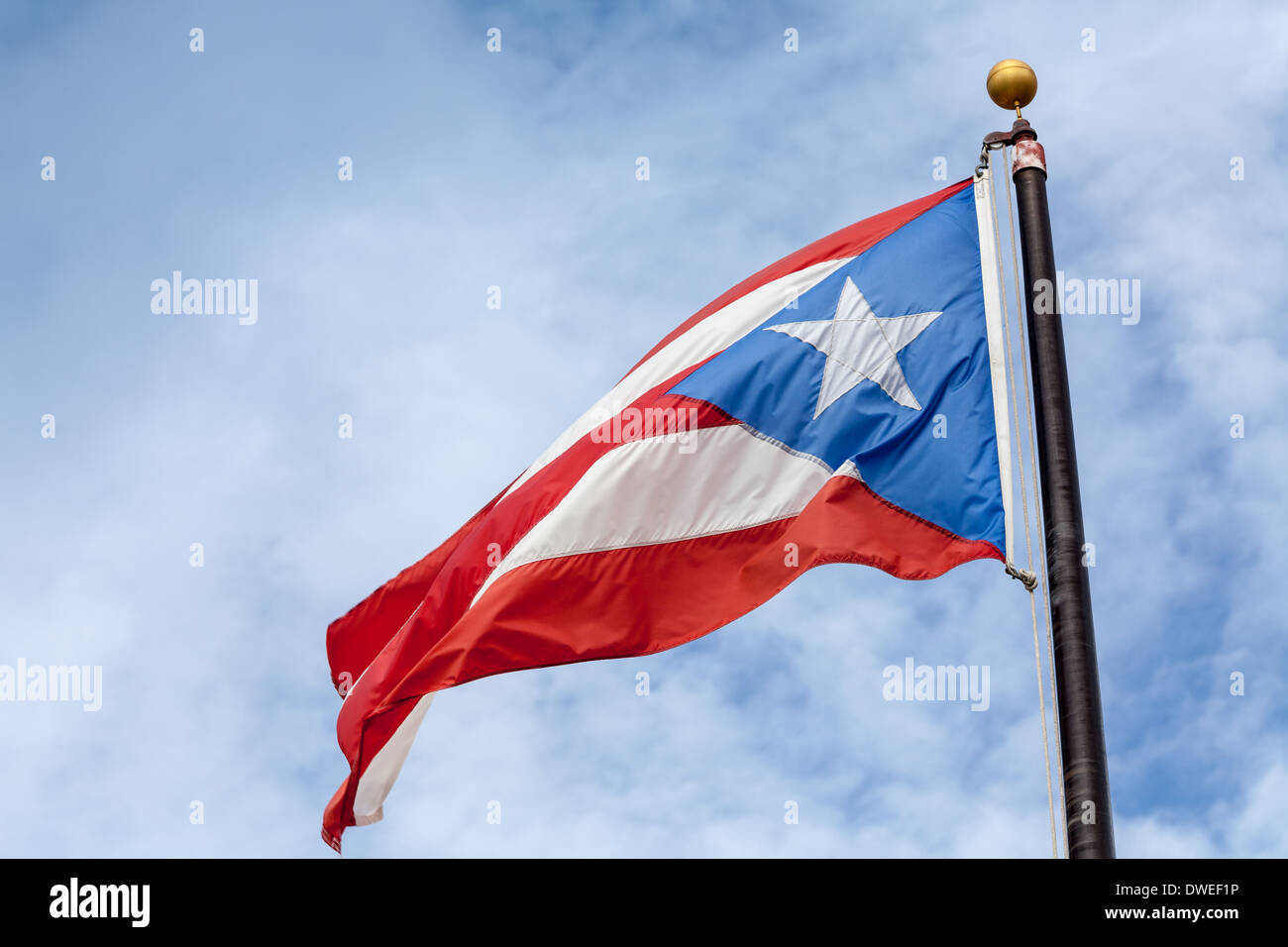 Drapeau de puerto rico Banque de photographies et d’images à haute ...