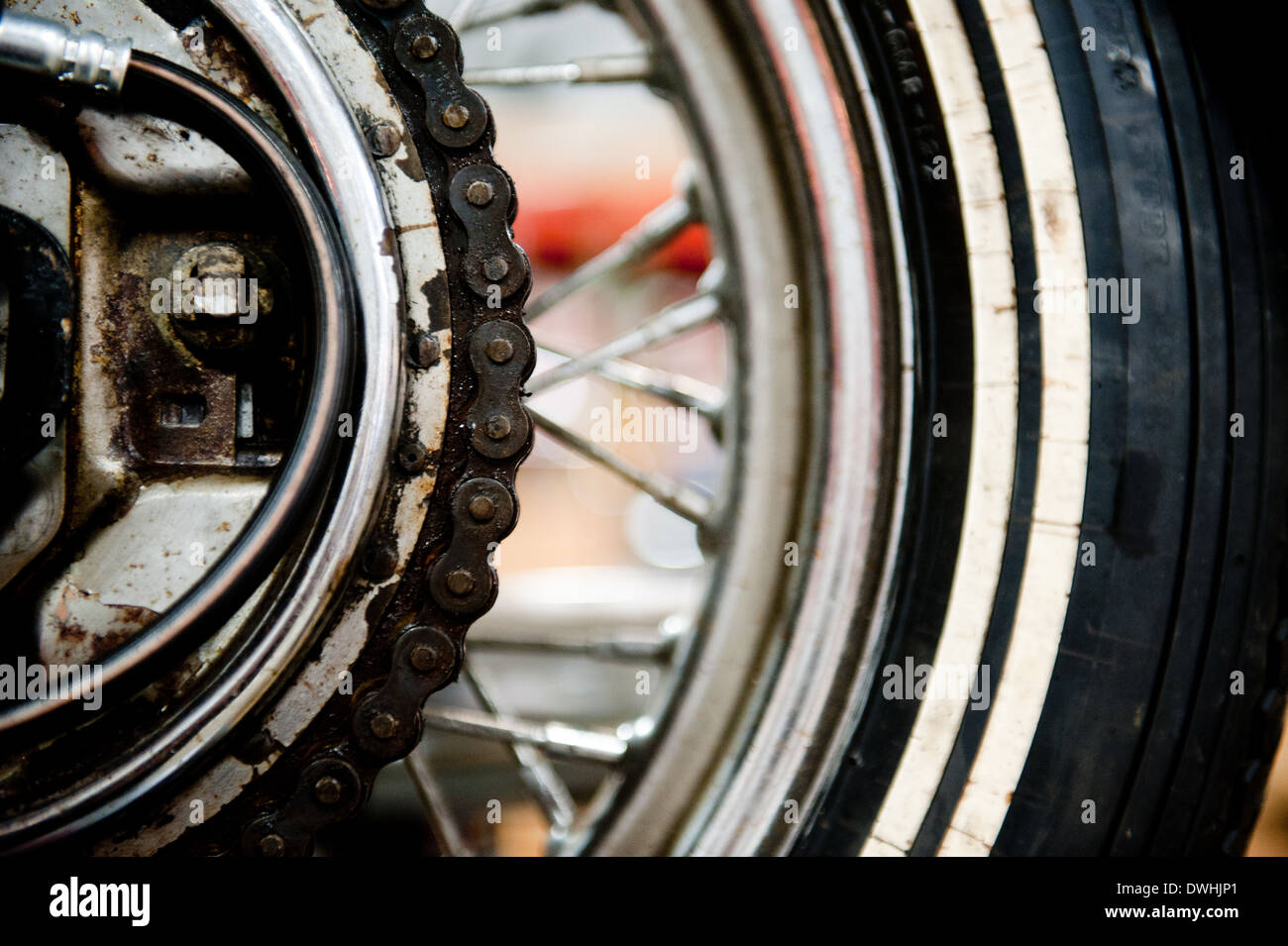 Roue de moto Banque de photographies et d’images à haute résolution - Alamy