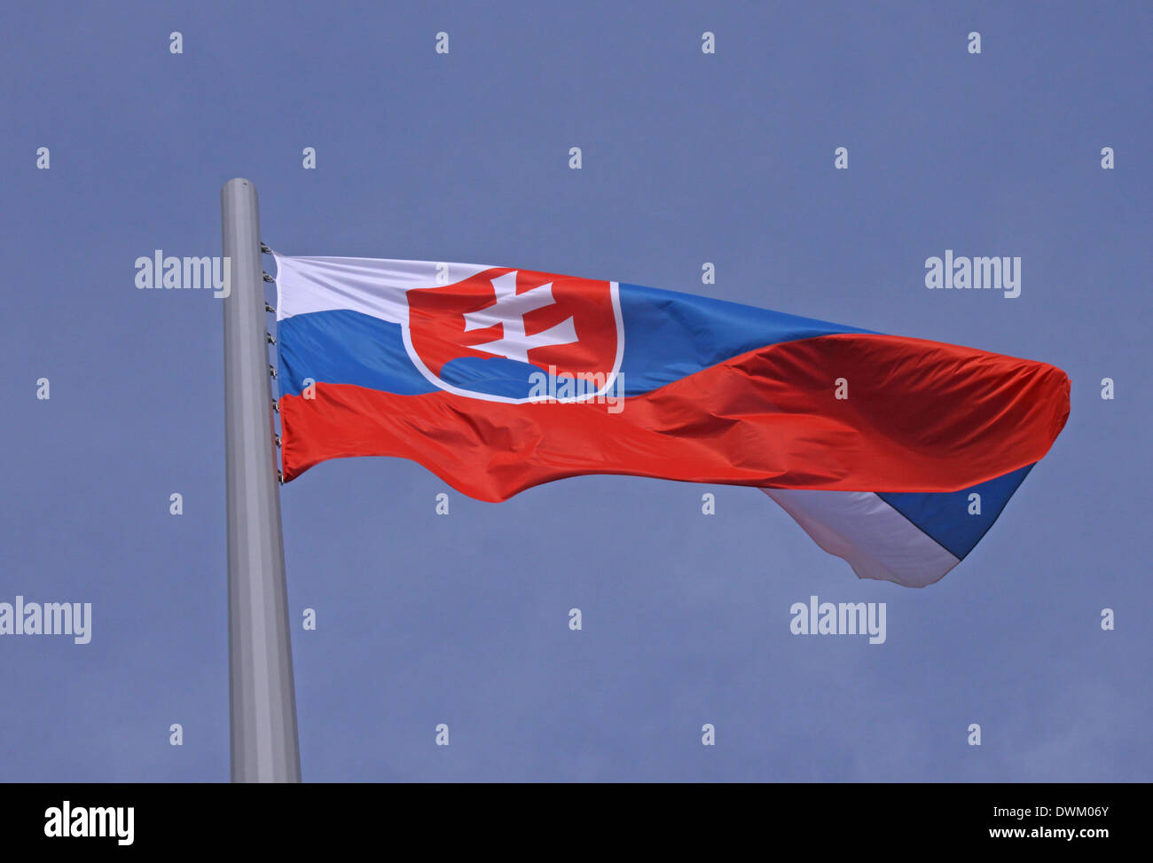 Drapeau slovaque Banque de photographies et d’images à haute résolution ...