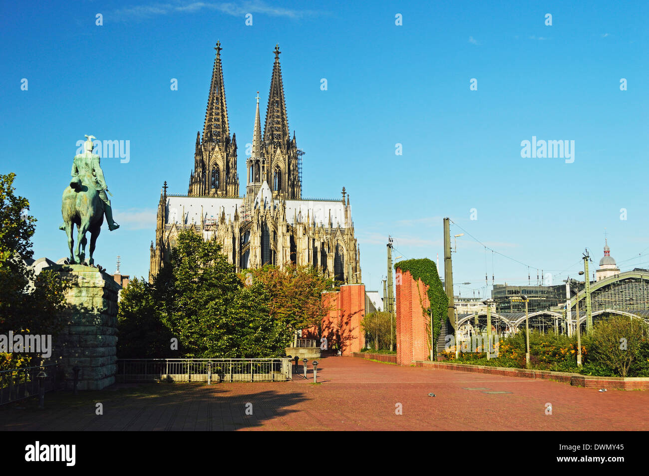Flèche de la cathédrale de cologne Banque de photographies et d’images ...