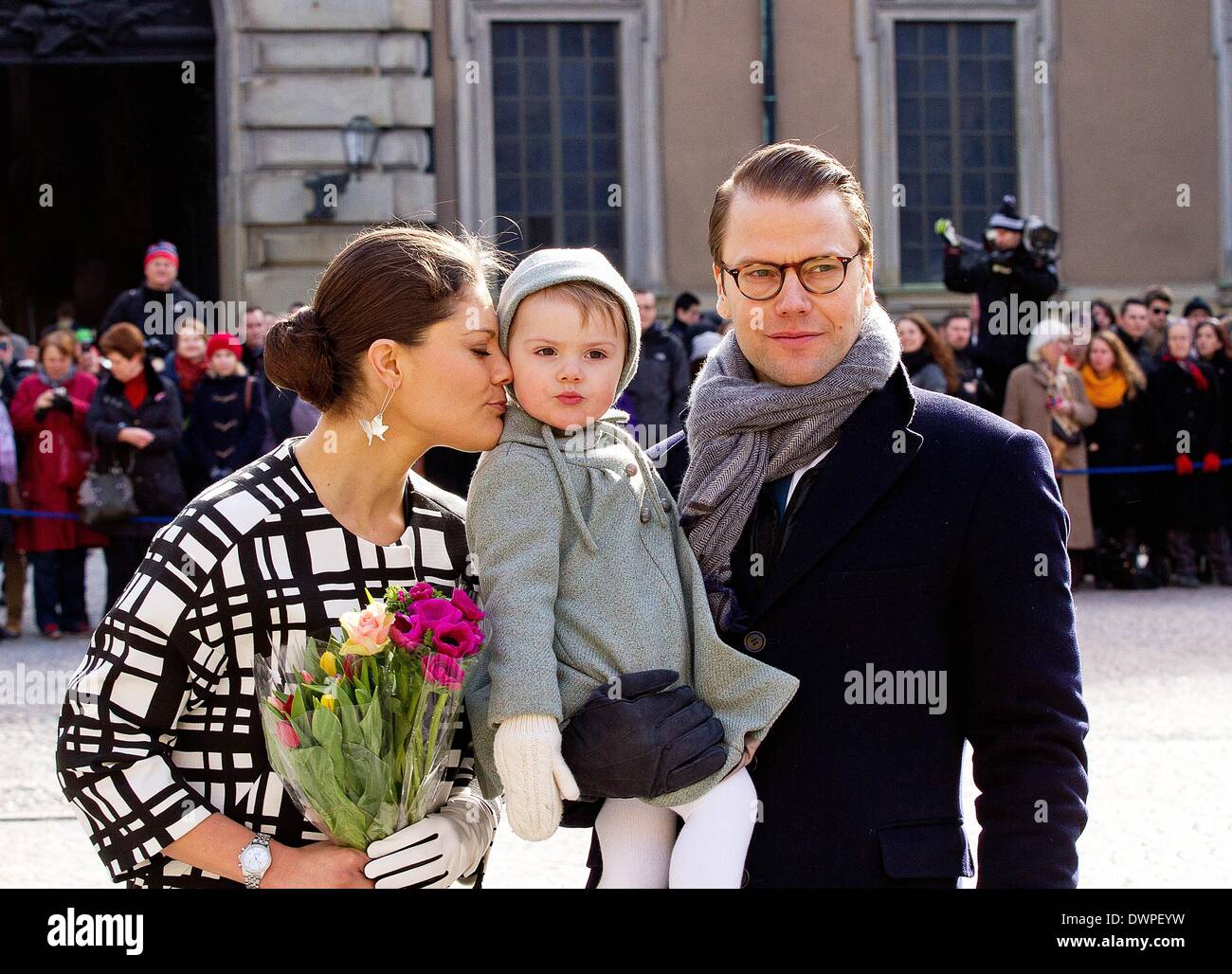 La princesse Victoria célèbre sa fête avec le Prince Daniel Westling et ...