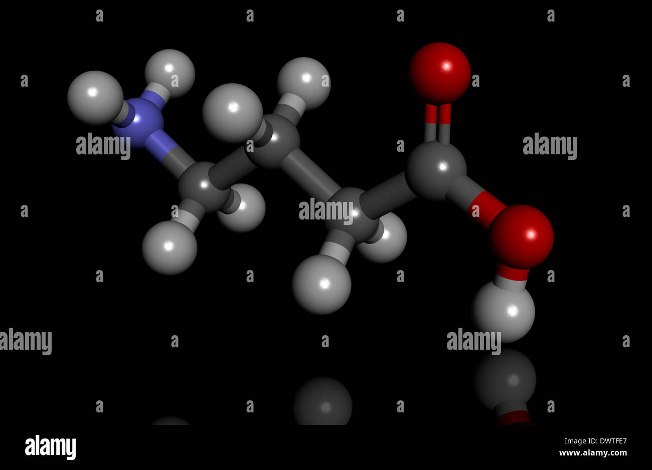 Gamma aminobutyric acid gaba molecule Banque de photographies et d ...