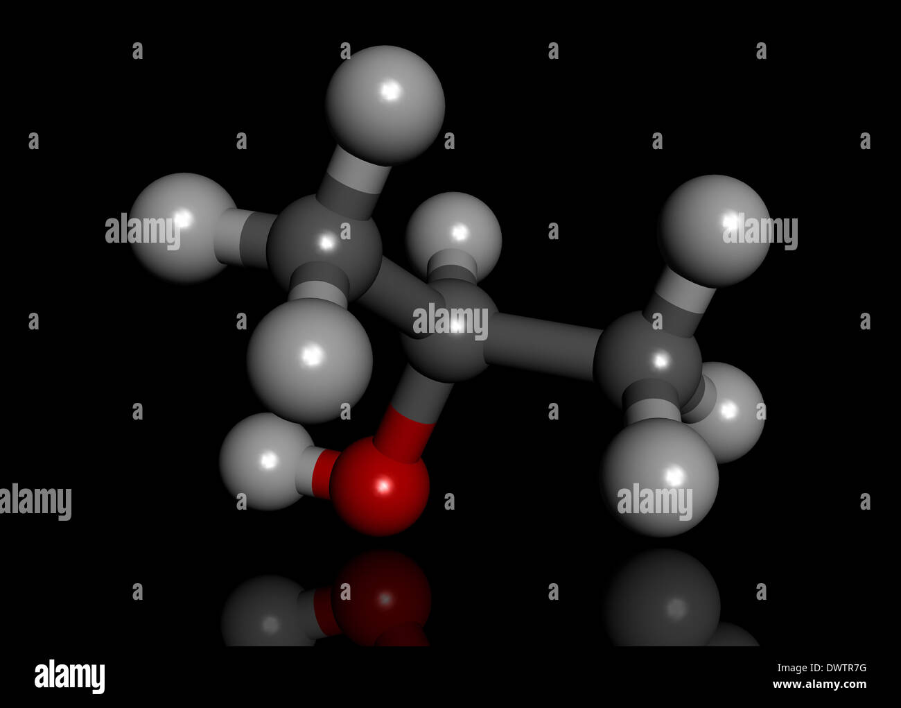 Propanol molecule Banque de photographies et d’images à haute ...
