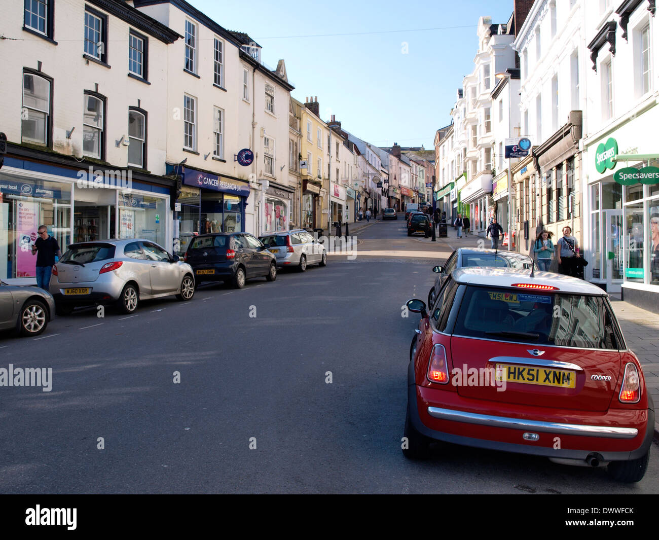 High street devon Banque de photographies et d’images à haute ...