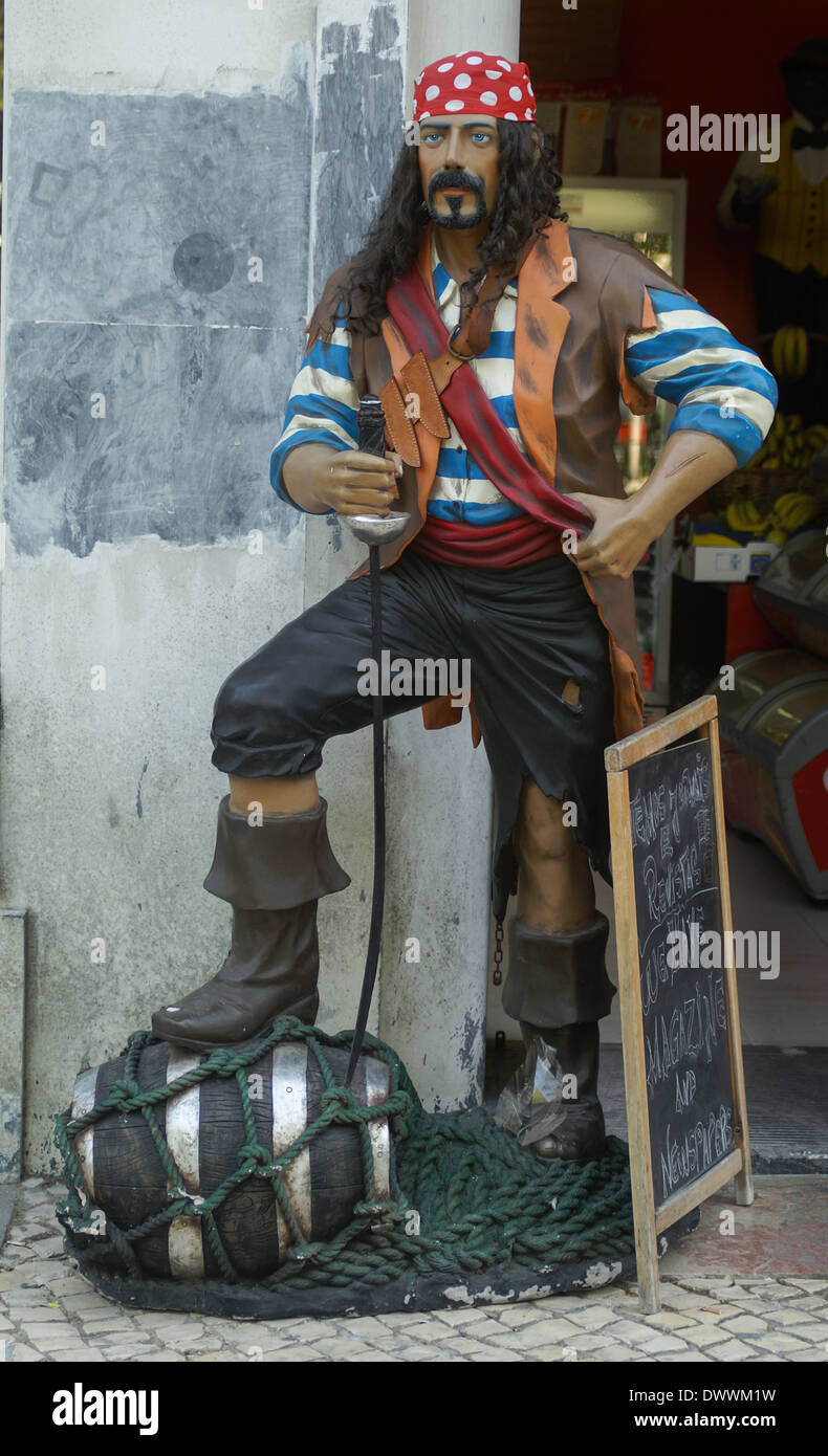 Modèle d'un pirate. Symbole pirate mer Sardaigne Italie Photo Stock - Alamy