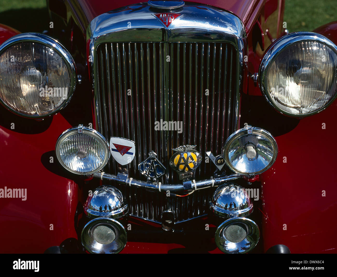 Alvis classic car badge radiator Banque de photographies et d’images à ...