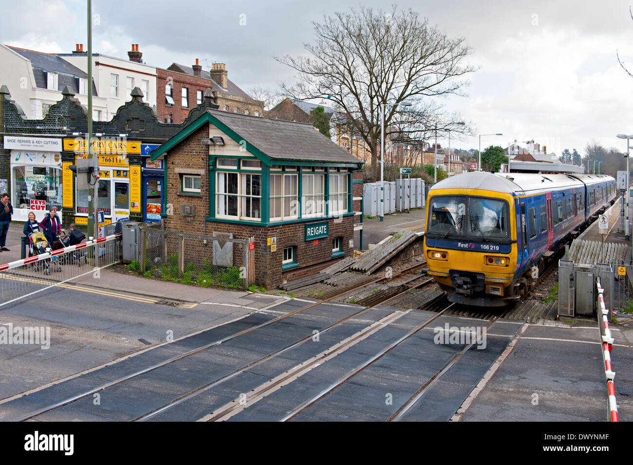 Reigate signal box Banque de photographies et d’images à haute ...