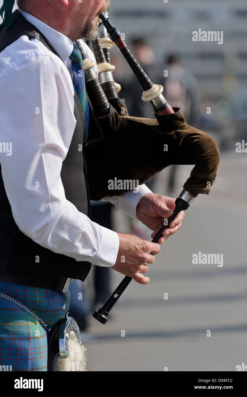 Cornemuse homme kilt Banque de photographies et d’images à haute ...