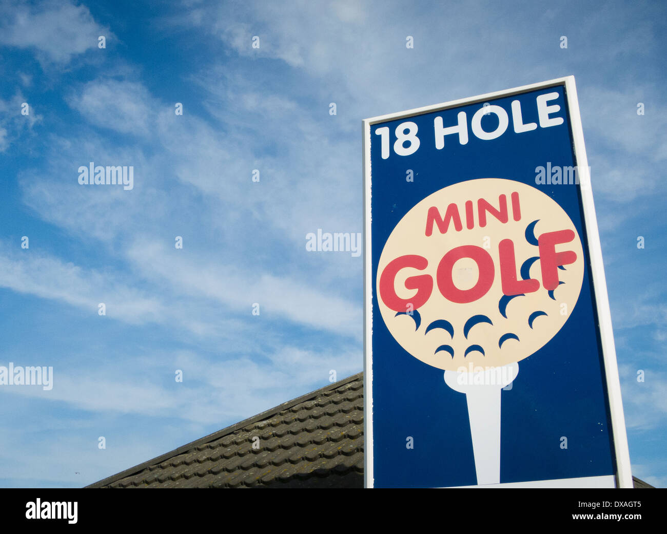 Mini golf sign Banque de photographies et d’images à haute résolution ...