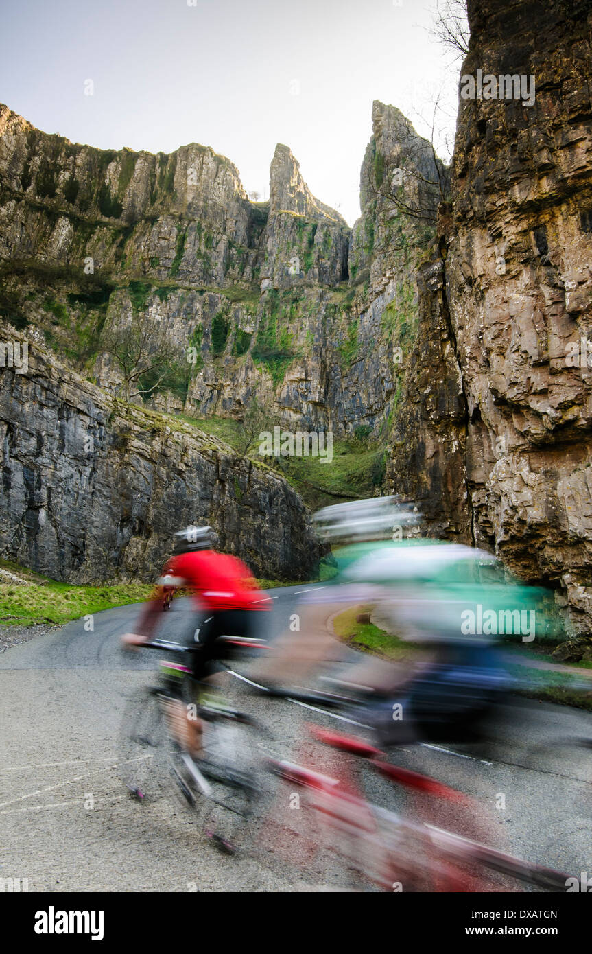 Route des gorges du cheddar Banque de photographies et d’images à haute ...
