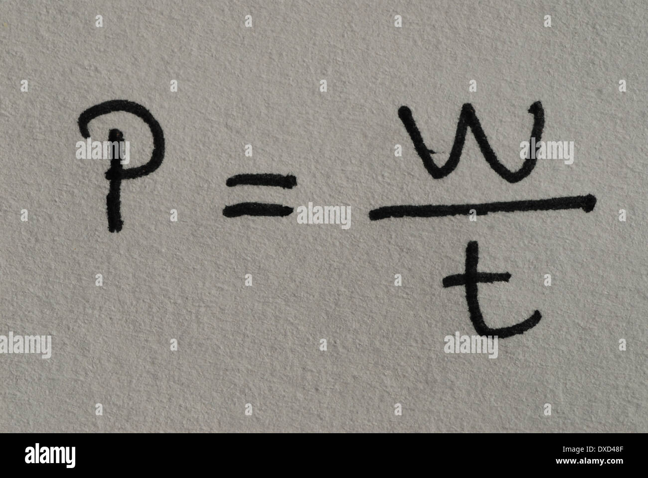 Formule de physique Banque de photographies et d’images à haute ...