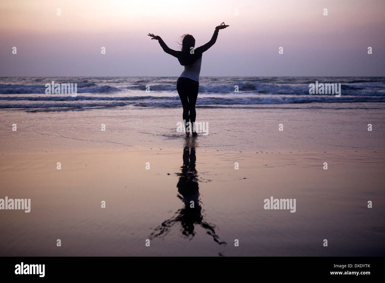 Goa hippie beach in india Banque de photographies et d’images à haute ...