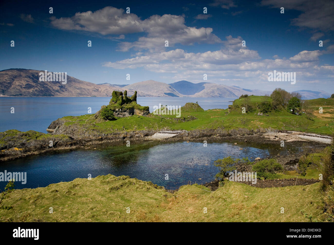 Ruin coeffin castle lismore scotland Banque de photographies et d ...