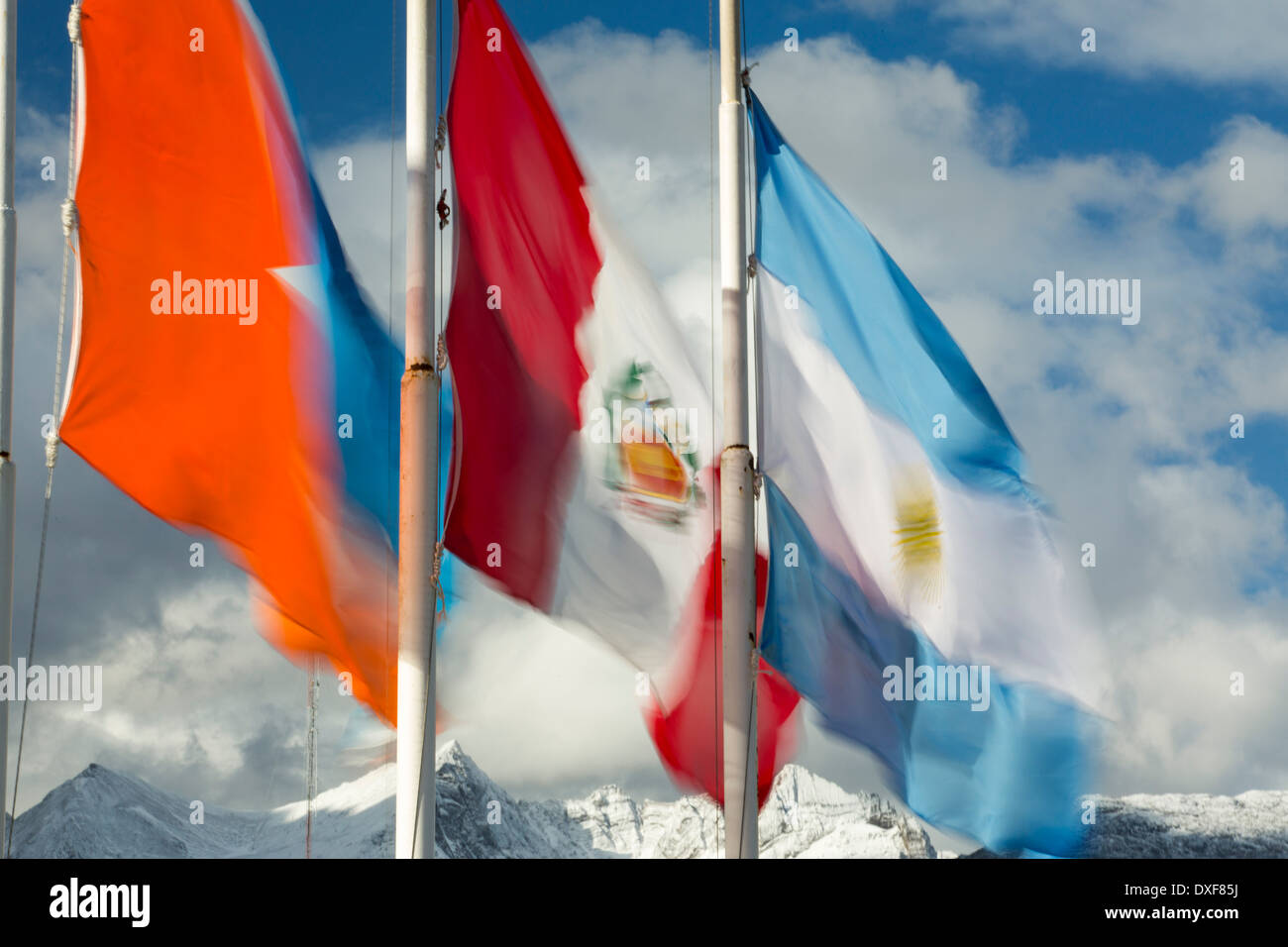 Argentinian flags Banque de photographies et d’images à haute ...