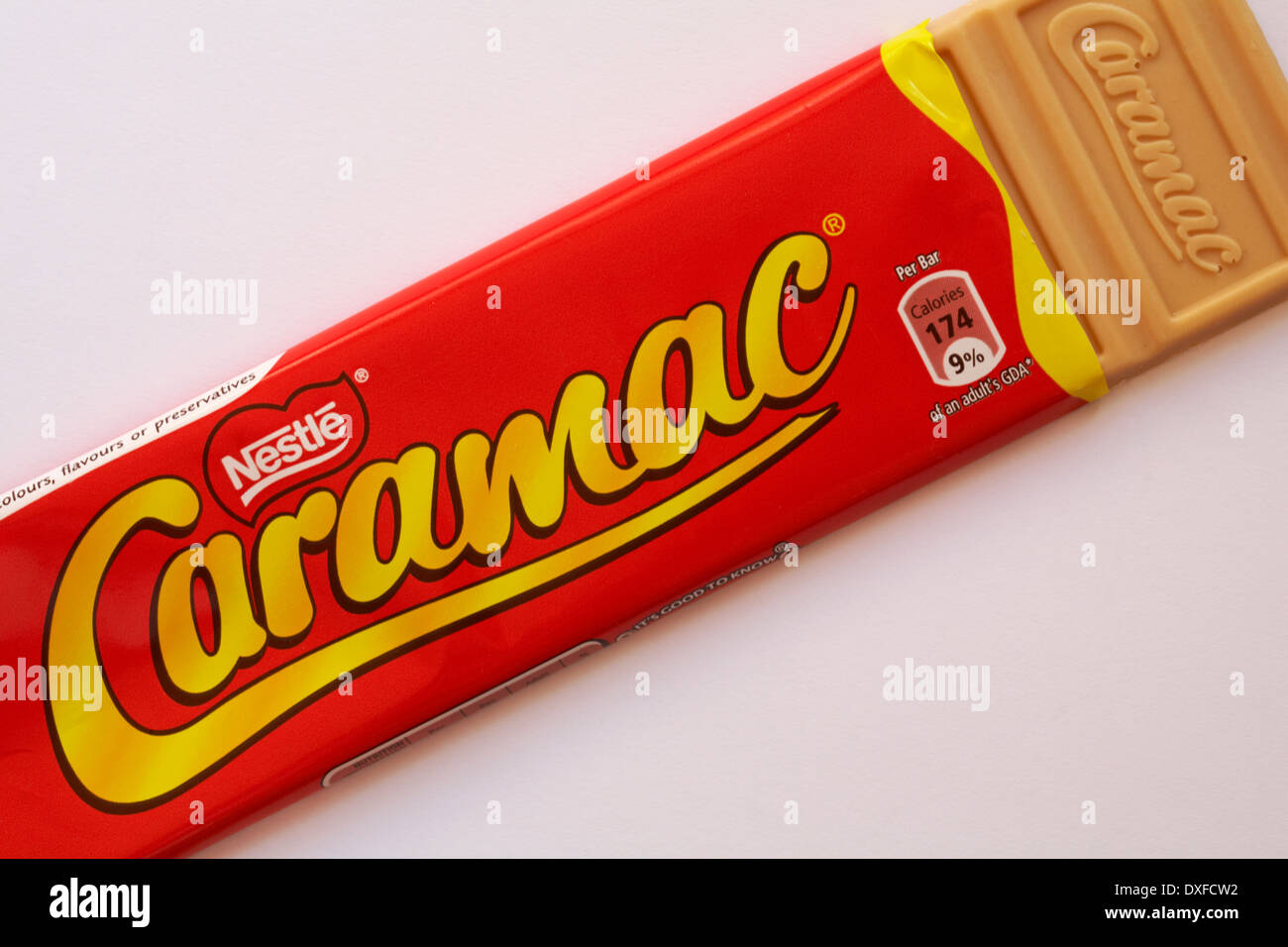 Tablette de chocolat caramac Banque de photographies et d’images à ...