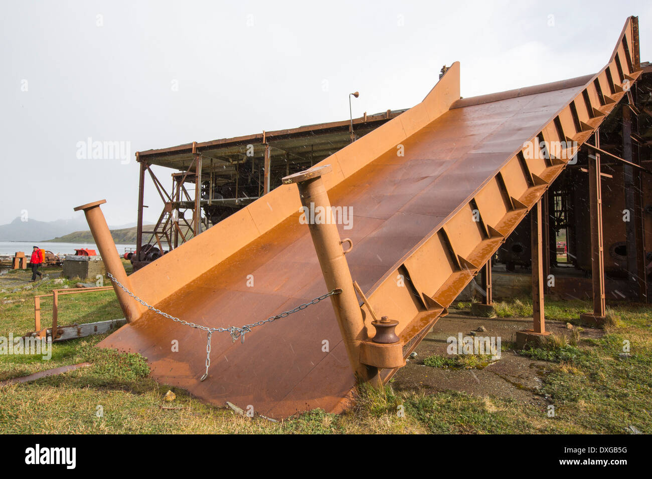 L'ancienne station baleinière à Grytviken en Géorgie du Sud. Dans ses ...