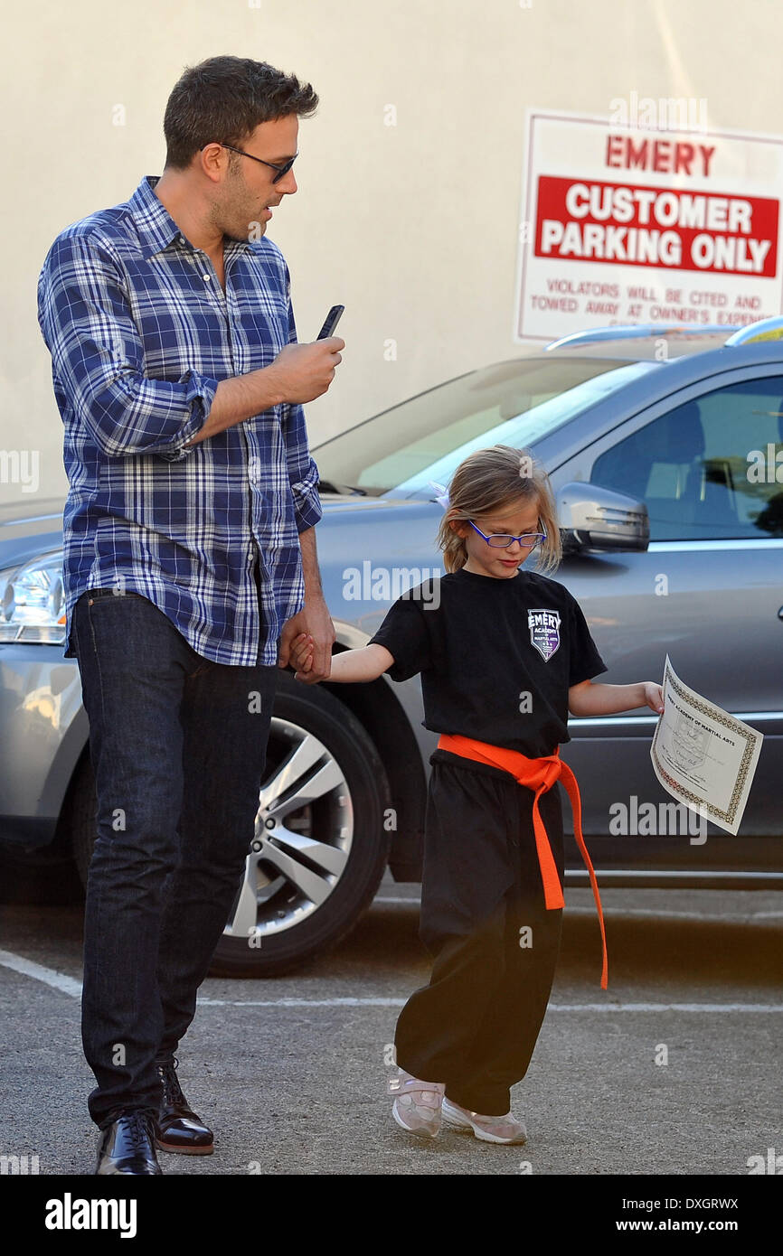 Ben et Violet Affleck Jennifer Garner et son mari Ben Affleck prendre ...