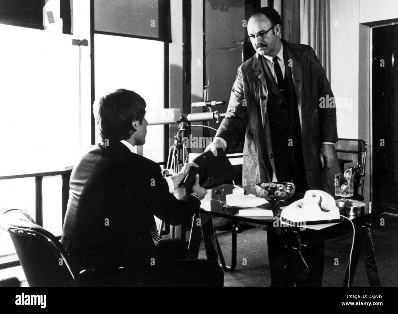 Gene hackman conversation 1974 Banque d'images noir et blanc - Alamy