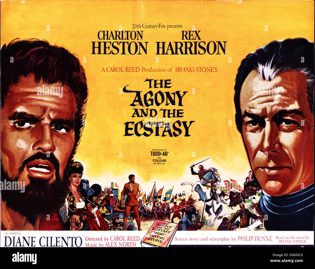 Of the film the agony and the ecstasy Banque de photographies et d ...