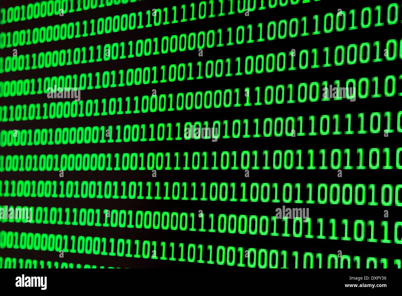 Code binaire Banque de photographies et d’images à haute résolution - Alamy