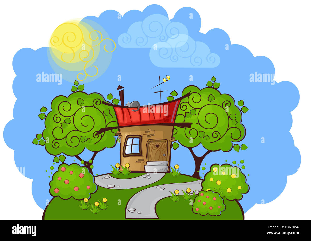 Cartoon house Banque de photographies et d’images à haute résolution ...