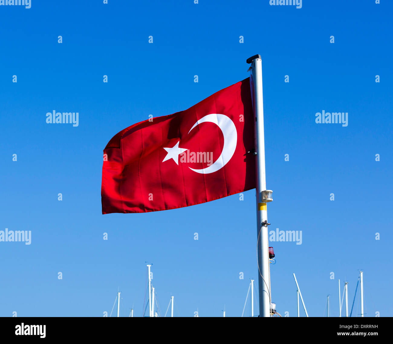 Drapeau turc Banque de photographies et d’images à haute résolution - Alamy