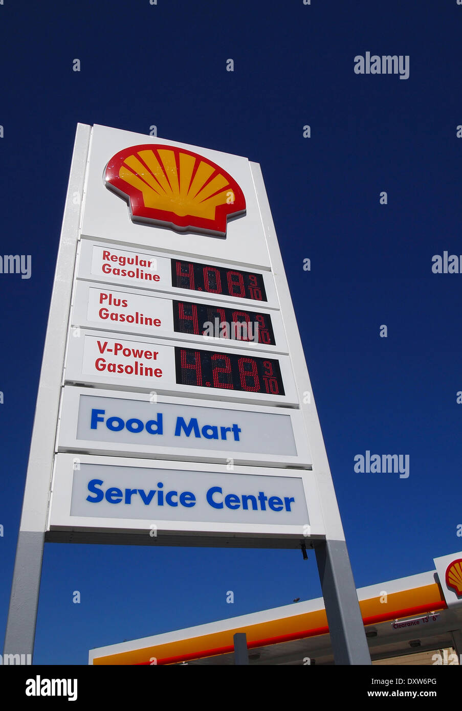 Shell gas sign Banque de photographies et d’images à haute résolution ...