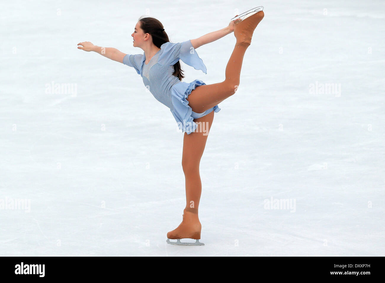 La princesse Alexandra de Hanovre présente son nouveau patin à glace ...