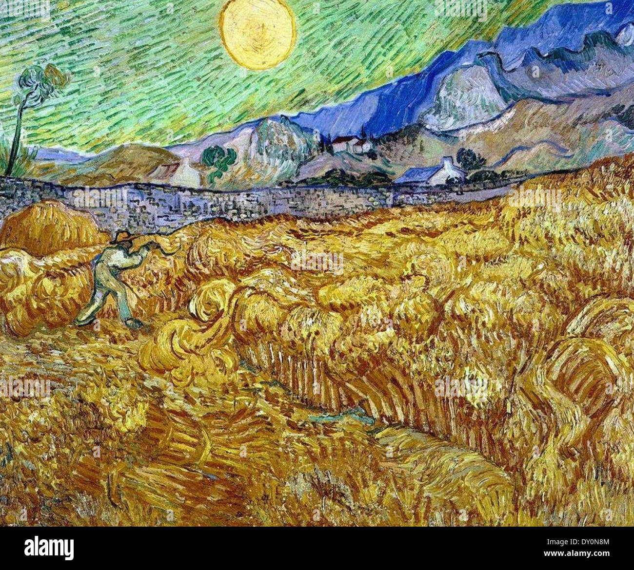 Le moissonneur van gogh Banque de photographies et d’images à haute ...