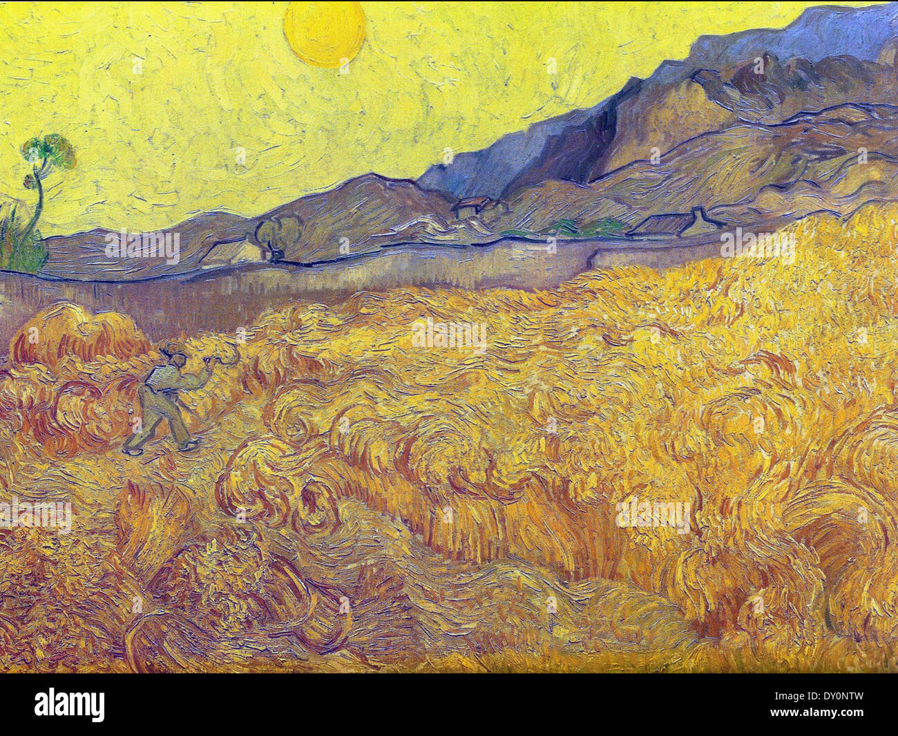 Le moissonneur van gogh Banque de photographies et d’images à haute ...