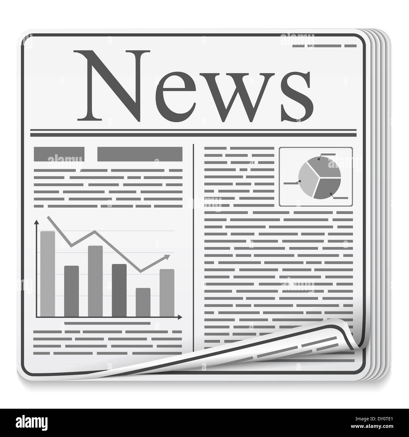 Titre de journal Banque d'images détourées - Alamy