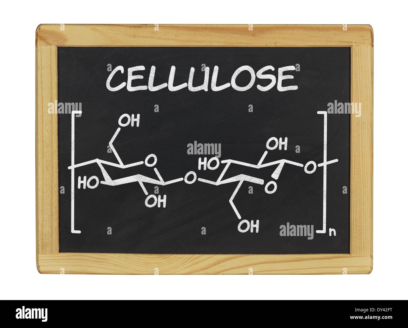 Structure chimique de la cellulose Banque de photographies et d’images ...