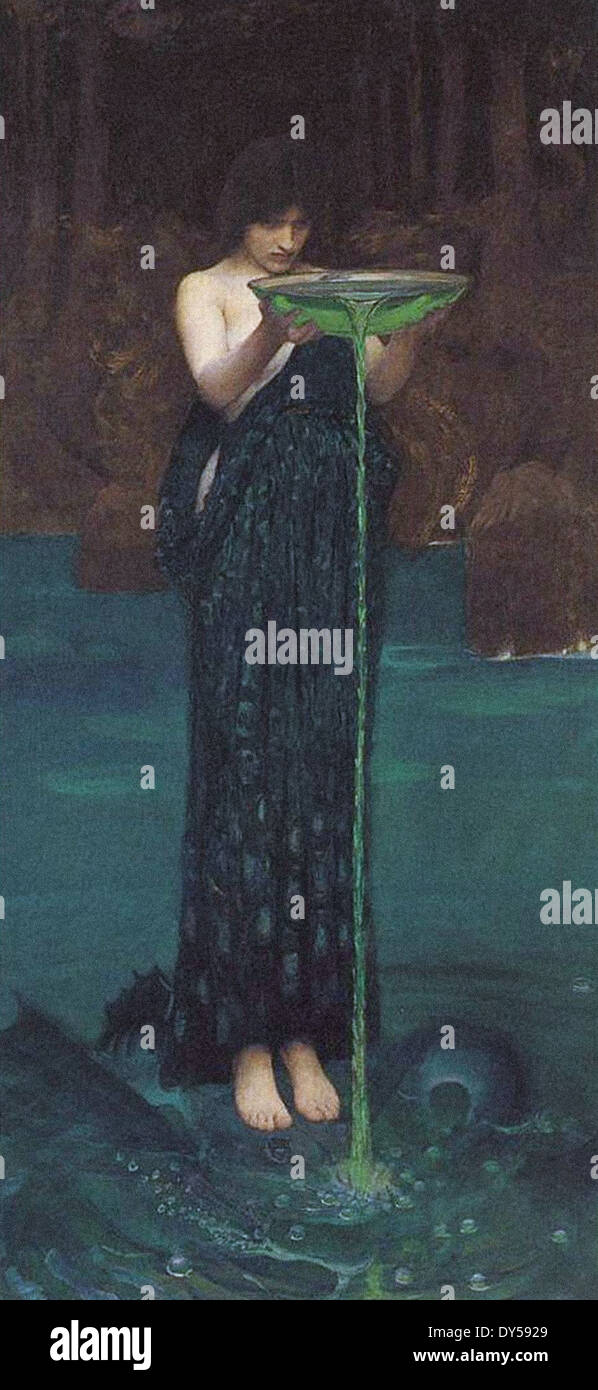 John william waterhouse circé Banque de photographies et d’images à ...